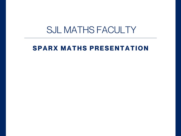 Sparx Maths Presentation - News - Sir John Lawes